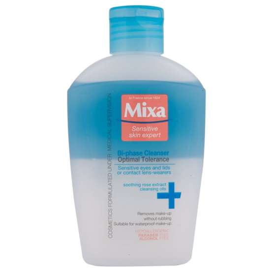 Skidač šminke MIXA optimalno tolerantan dvofazni skidač 125 ml