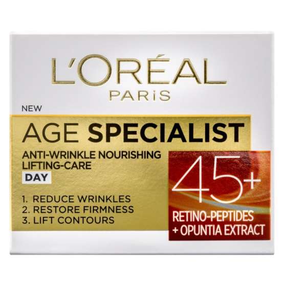 Krema za lice L'OREAL PARIS AGE SPECIALIST Anti-Wrinkle 45+ Dnevna nega protiv bora 50 ml