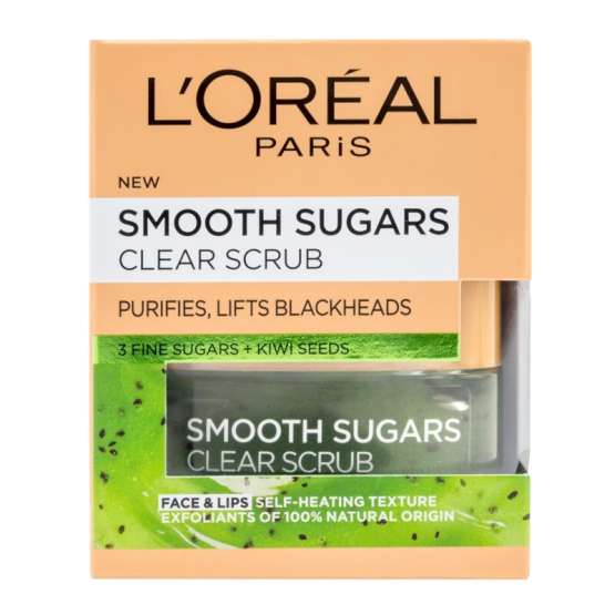 Šećerni piling L'OREAL PARIS Smooth Sugars sa semenkama kivija 50 Ml