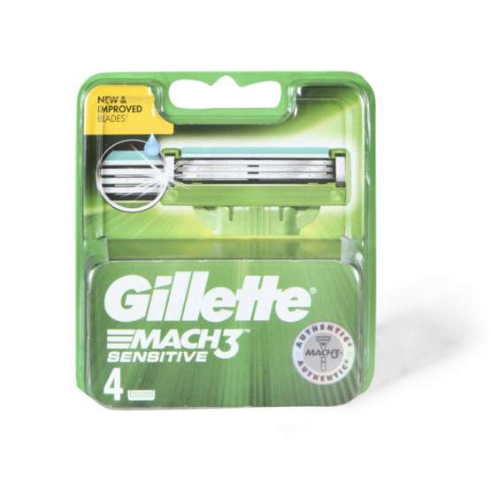 Patrone za žilet GILLETTE Mach3 Sensitive 4pcs