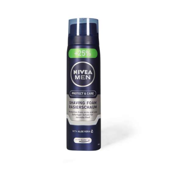 Pena za brijanje NIVEA Men Prot&Care 200+50ml