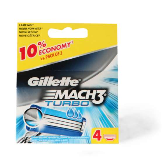 Patrone za žilet GILLETTE Mach3 turbo 4s