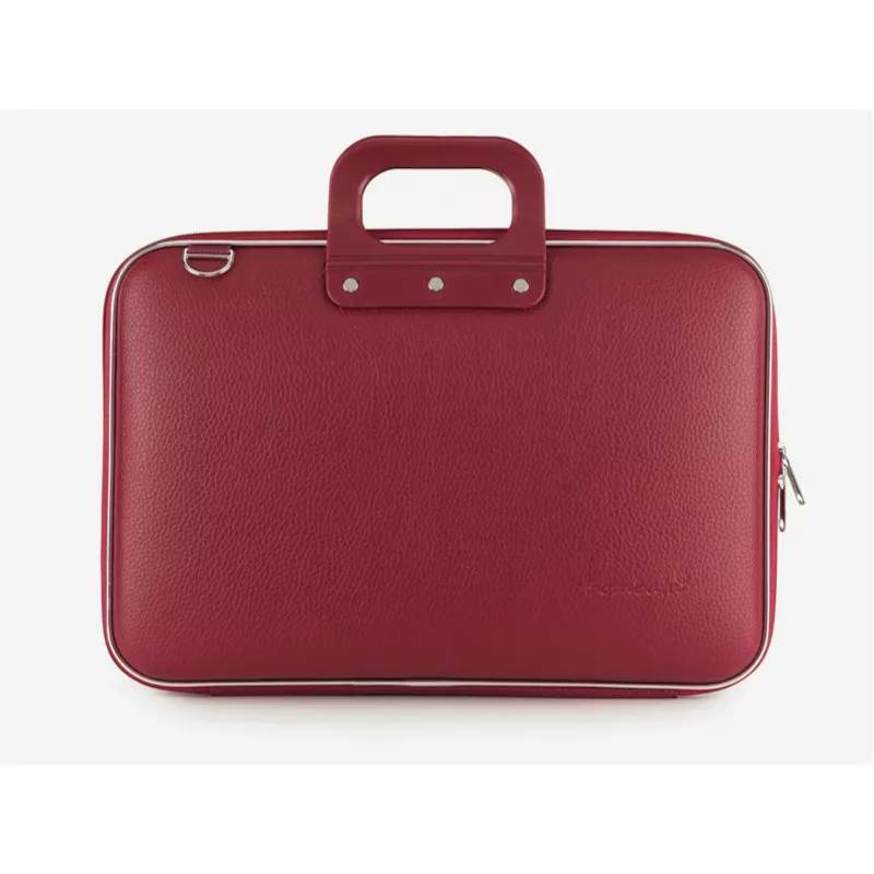 Torba BOMBATA Classic Vinil 15″ Borgogna red/Crvena