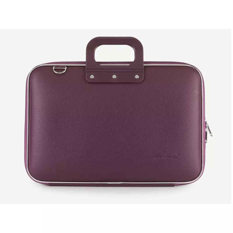 Torba BOMBATA Classic Vinil 15″ Plum Purple