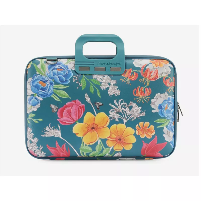 Torba BOMBATA Peonia 15,6″/16″ – Limited Edition Teal blue