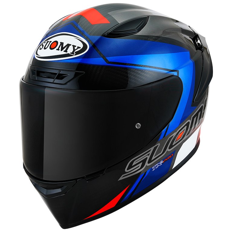 TX-PRO GLAM CARBON Blue kaciga