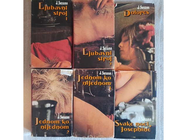 Jacqueline Susann komplet 1-5