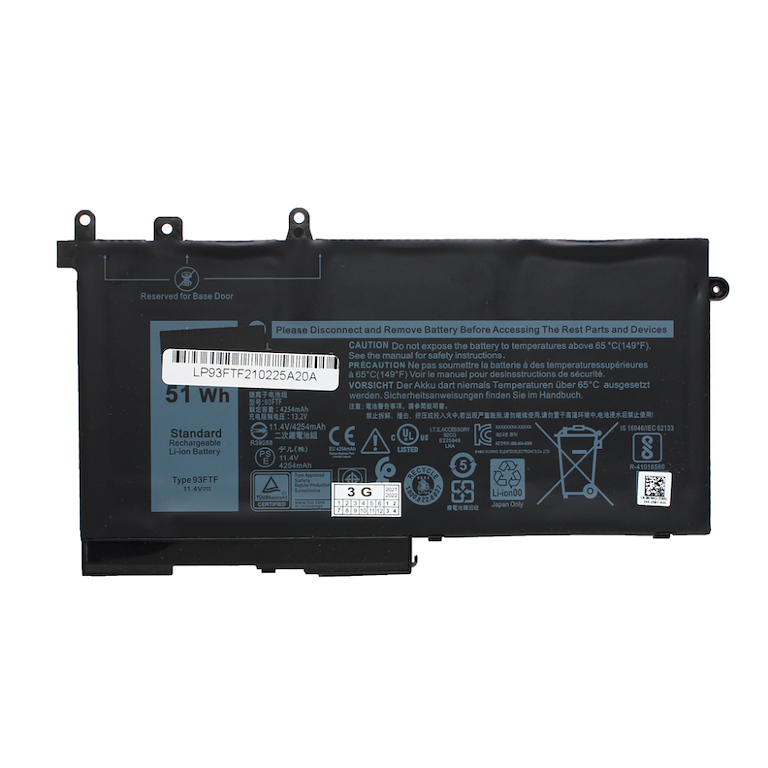 Baterija - laptop Dell Latitude E5280, E5580, E5590 93FTF