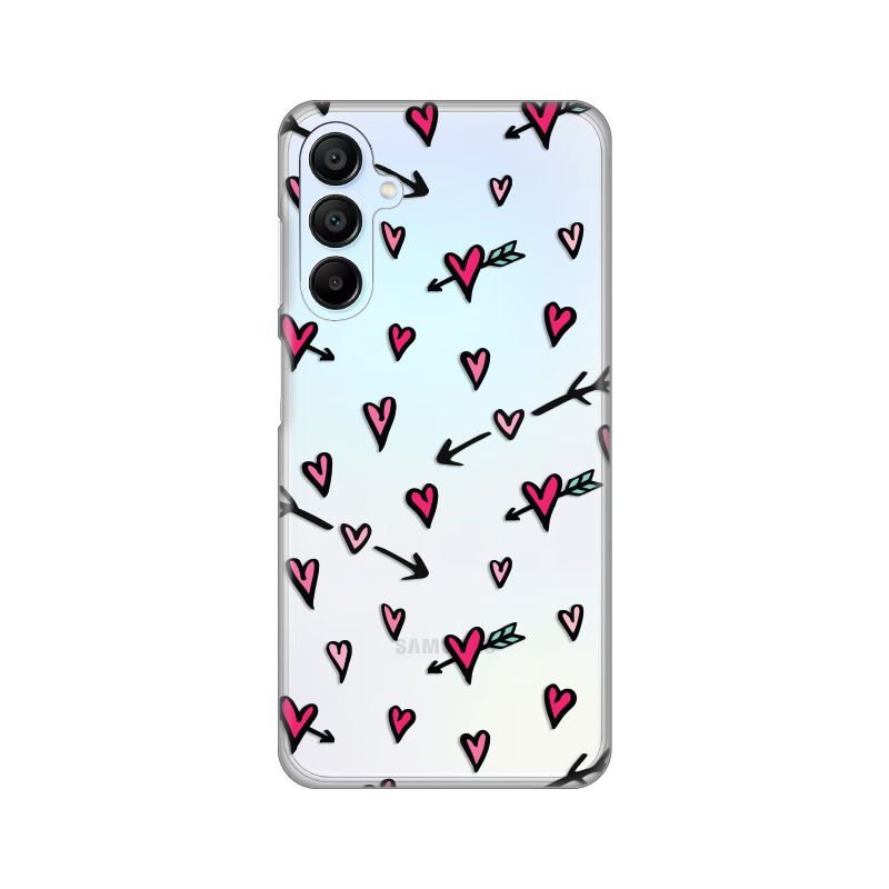 Maskica Silikonska Print Skin za Samsung A156B Galaxy A15 5G Heart Pattern