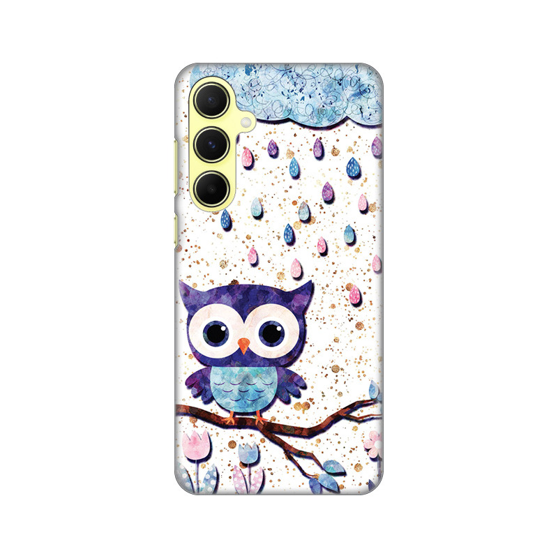 Maskica Silikonska Print Skin za Samsung A556B Galaxy A55 5G Owl