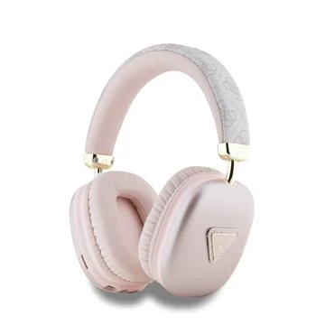 GUESS 4G TRIANGLE LOGO BLUETOOTH HEADPHONES - PINK