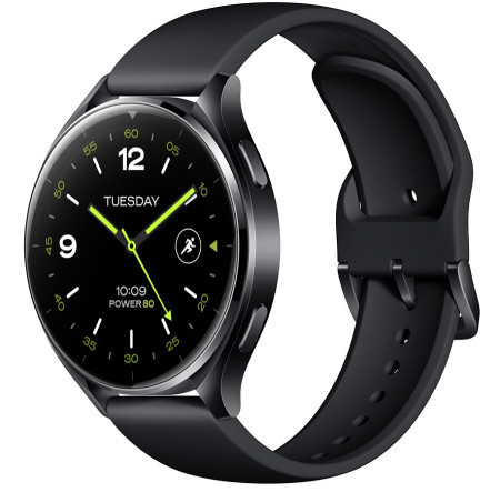 Xiaomi Watch S2 Black Case with Gray TPU Strap pametni sat