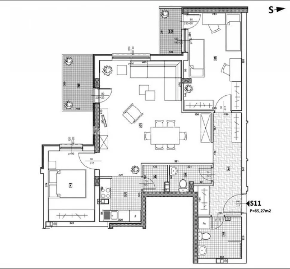 Prodaja, trosoban stan, 85m2, Telep, Novi Sad, Novi Sad