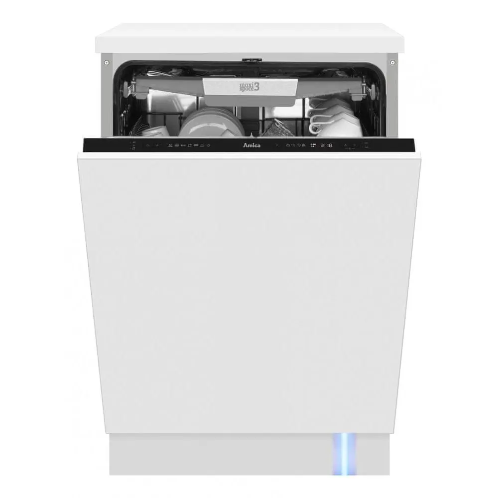 Amica MI647AD Ugradna mašina za pranje sudova, 14 kompleta, 85 kWh/100 ciklusa, 10 l, Bela