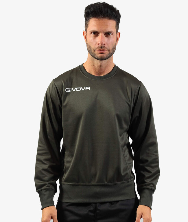 MAGLIA POLARFLEECE G/COLLO GIVOVA ONE VERDE MILITARE Tg. L