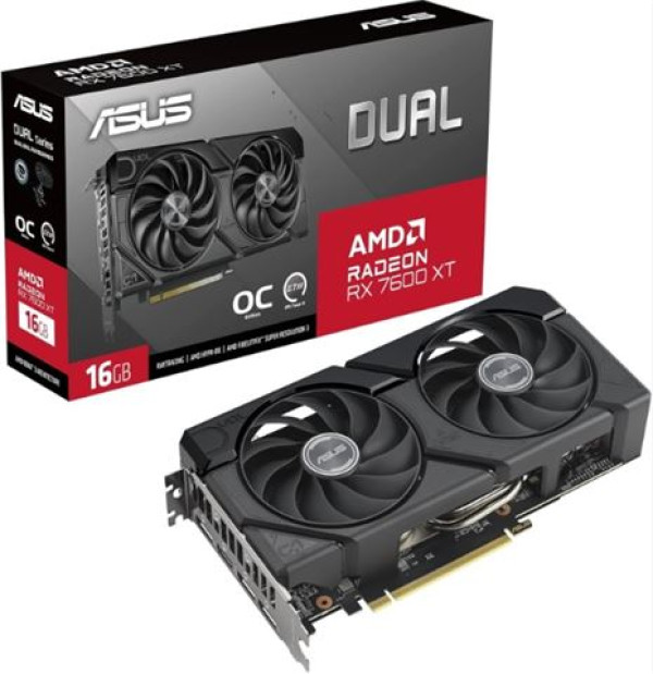 VGA ASUS DUAL-RX7600XT-O16G