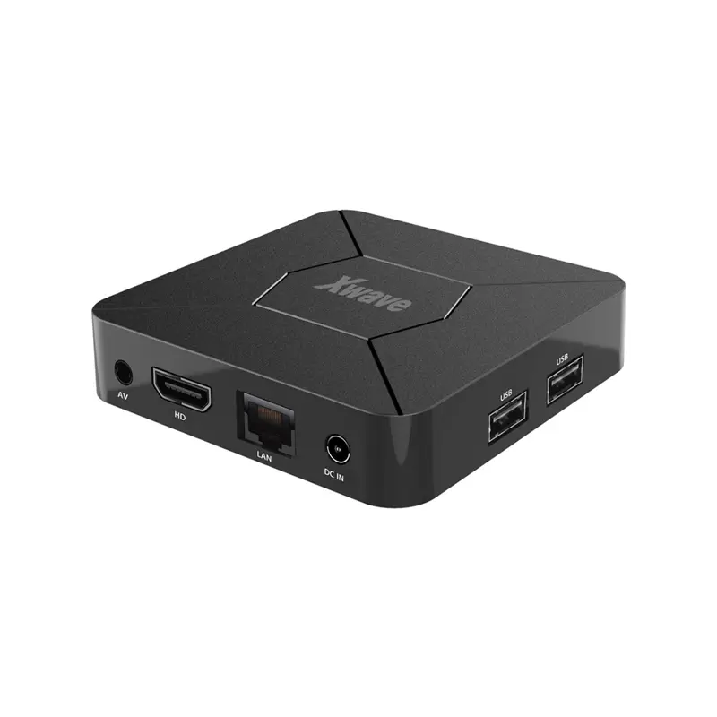 XWAVE Smart TV Box Q5 QuadCore/Allwiner IK316/4K/Android10/2GB/16GB/HDMi/RJ45/Wireless/2xUSB/AV 3.5mm crni