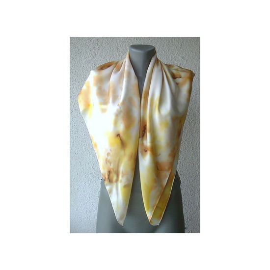 marama svilena žuta 92x88 cm MARUŠKA