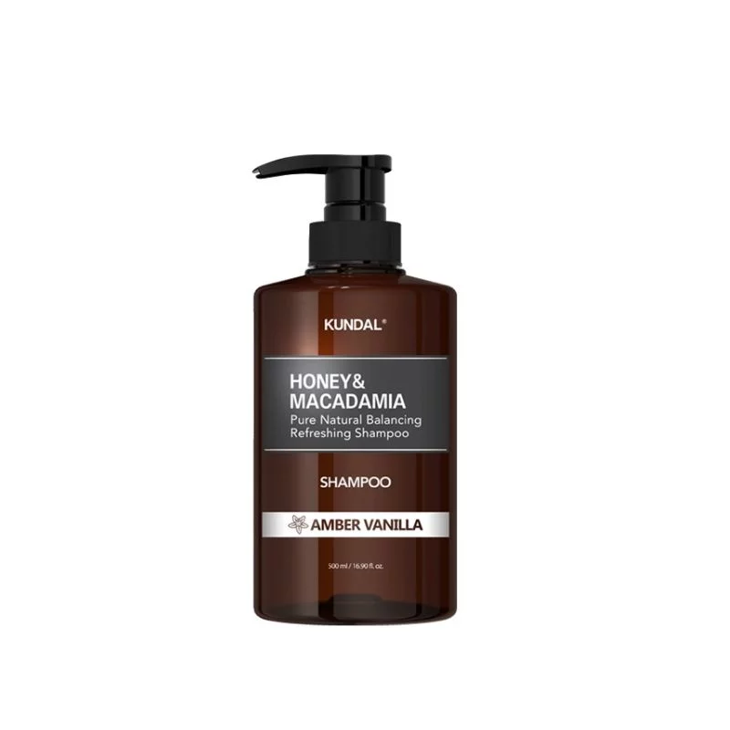 Honey & Macadamia Nature Shampoo, Amber Vanilla 500ml