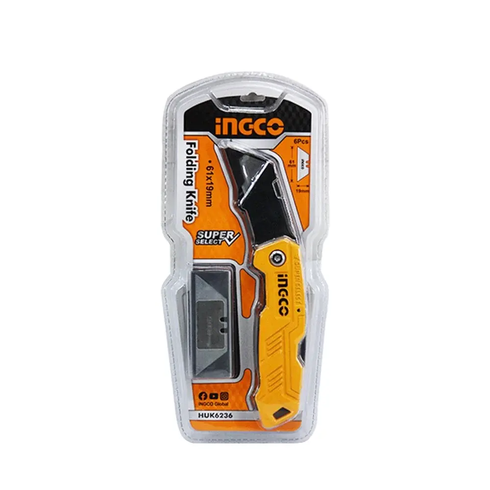 INGCO HUK6236 SS Alu trapezni skalpel, 61x19mm