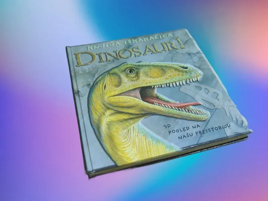 Dinosaurusi 3D knjiga iskakalica
