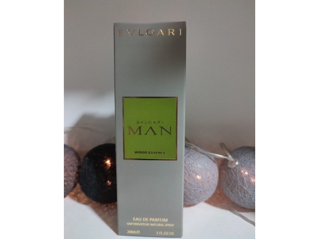 Bvlgari Man Wood Essence muški parfem 20 ml