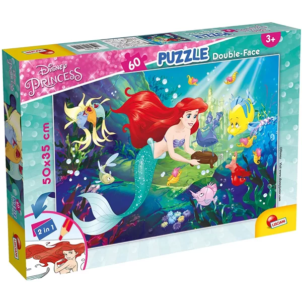 PUZZLE MALA SIRENA 2U1 LISCIANI