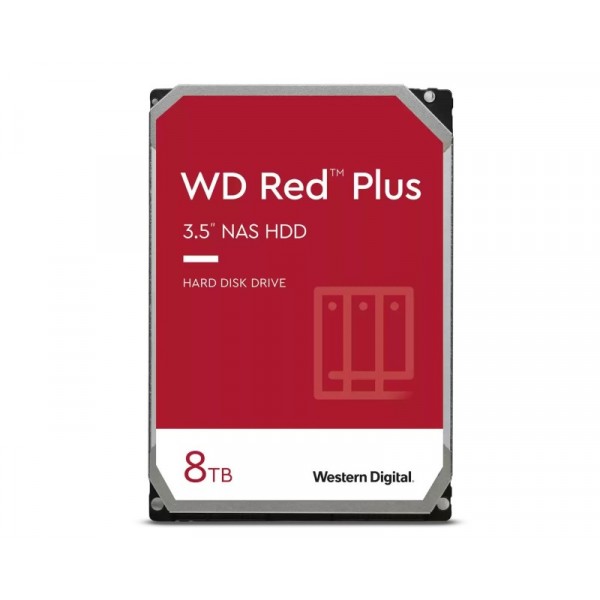 Western Digital WD 8TB 3.5 inča SATA III 128MB WD80EFZZ Red Plus hard disk