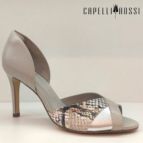 “CAPELLI ROSSI” animal sivo srebrna sandala