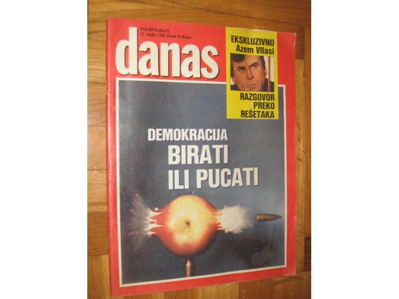 Časopis Danas, br. 423 (iz 1990.)