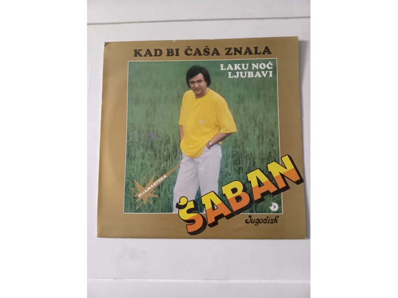 ŠABAN ŠAULIĆ - KAD BI ČAŠA ZNALA