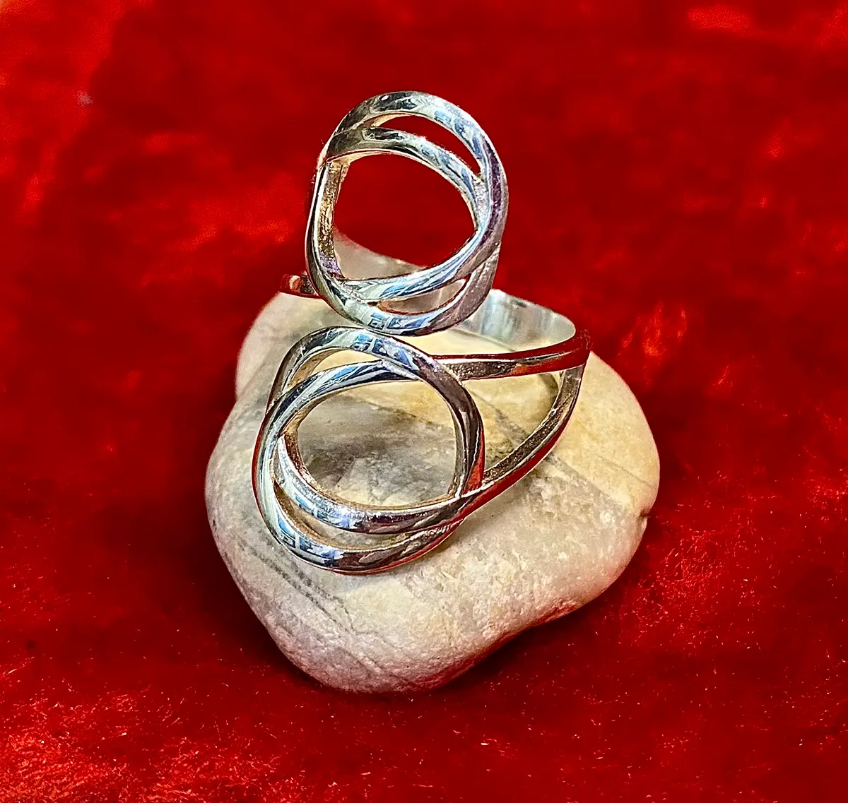 Srebrni prsten "After Eight" P174