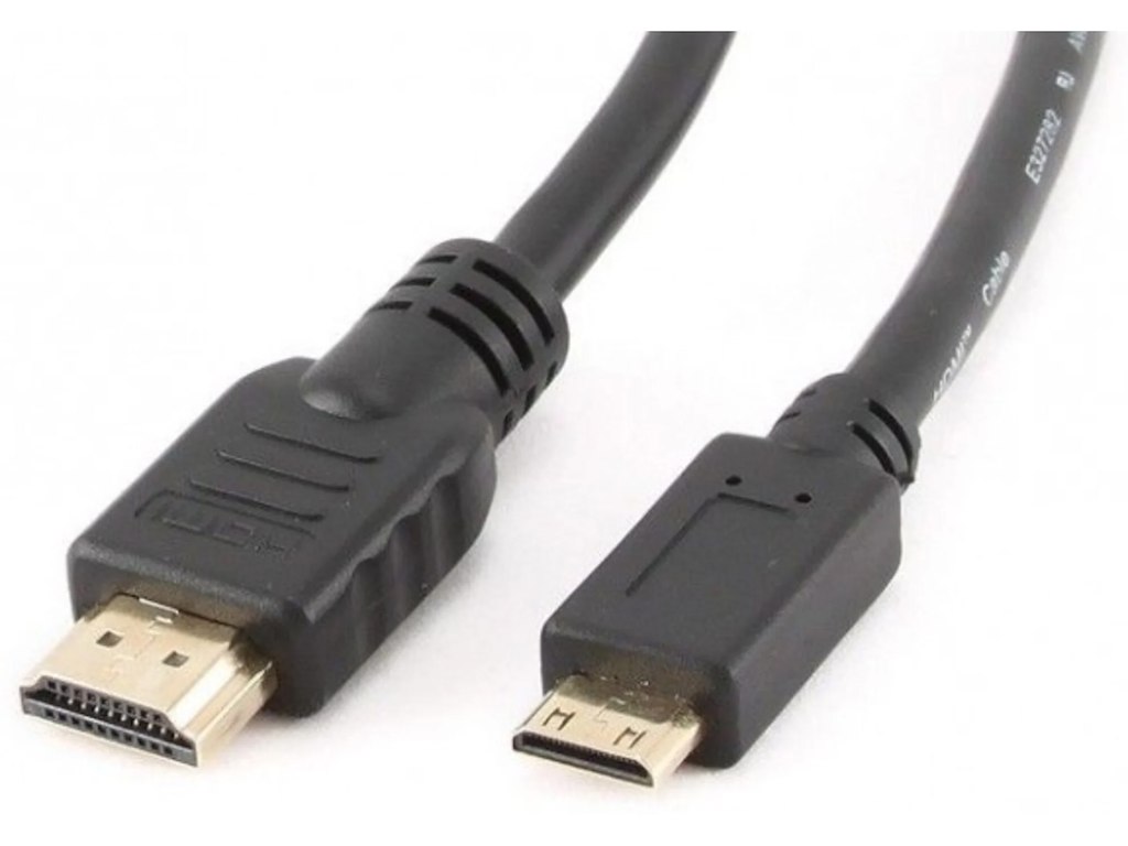 Gembird HDMI v.1.4 digital audio/video interface kabl with mini (C) male connector 1.8m CC-HDMI4C-6
