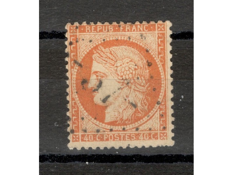 FRANCUSKA - ZIGOSANA MARKA -CERES-NARANDZASTA - 1870.