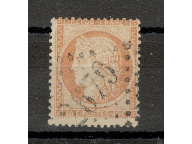 FRANCUSKA -ZIGOSANA MARKA -CERES-NARANDZASTO ZUTA-1870