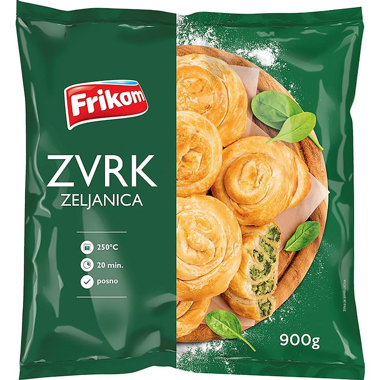 pita zvrk zeljanica 900g frikom