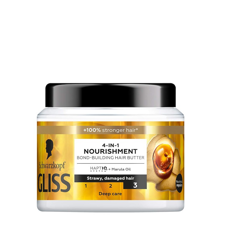 Gliss maska za kosu u teglici nourish 400ml gliss