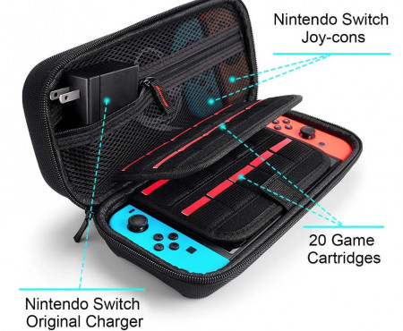 Nintendo Switch Carrying Hard Case - Switch Torbica/Futrola crna