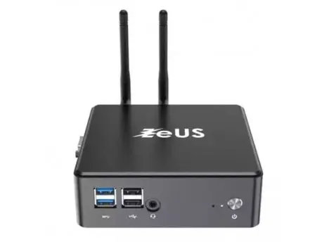 ZEUS Mini PC računar MPI10-i323 i3-1115G4 2C 4.1 GHz/DDR4/LAN/Dual WiFi/BT/HDMI/DP/USB C/ext ANT crni