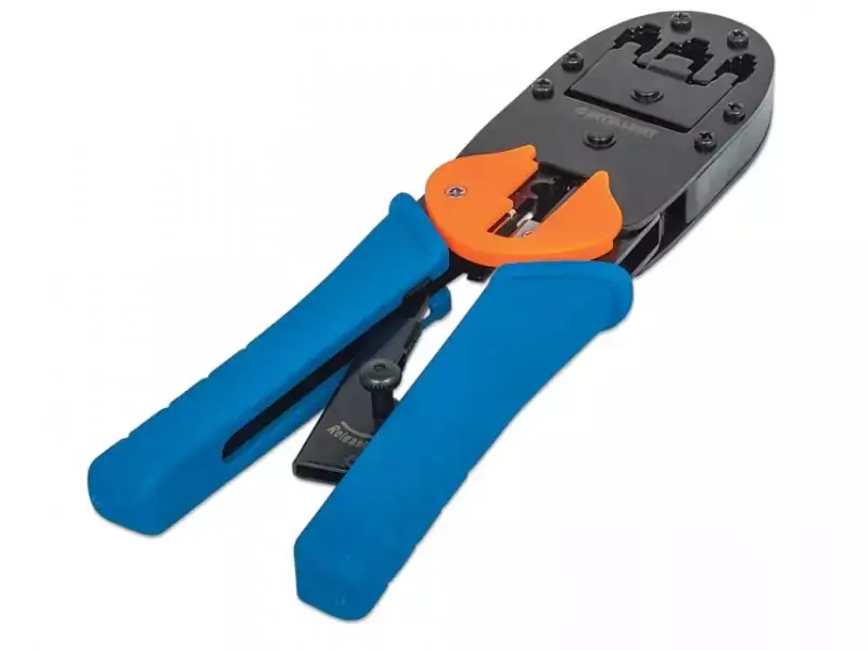 INTELLINET MODULAR PLUG CRIMPING TOOL UNIVERSAL RJ11/RJ12/RJ45 BLISTER