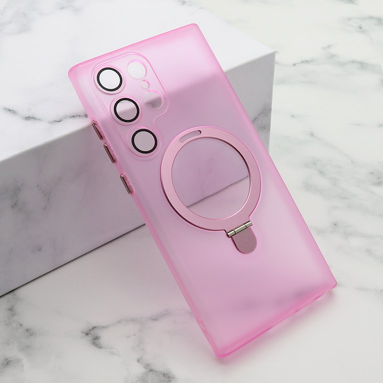 Samsung Galaxy S23 Ultra - Zastitna maska (futrola) Stylish MagSafe pink (MS)