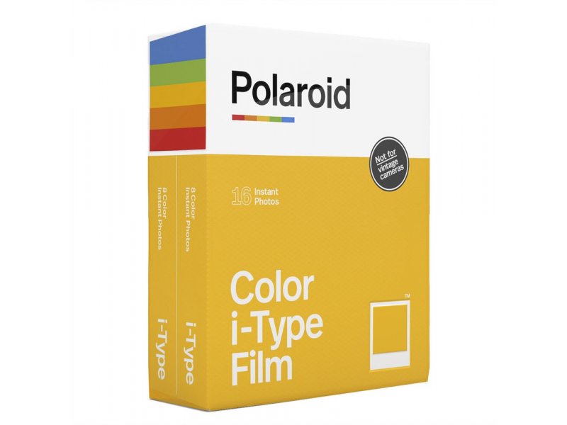 POLAROID COLOR INSTANT FILM FOR I-TYPE 8 EXPOSURES / DOUBLE PACK (6009)