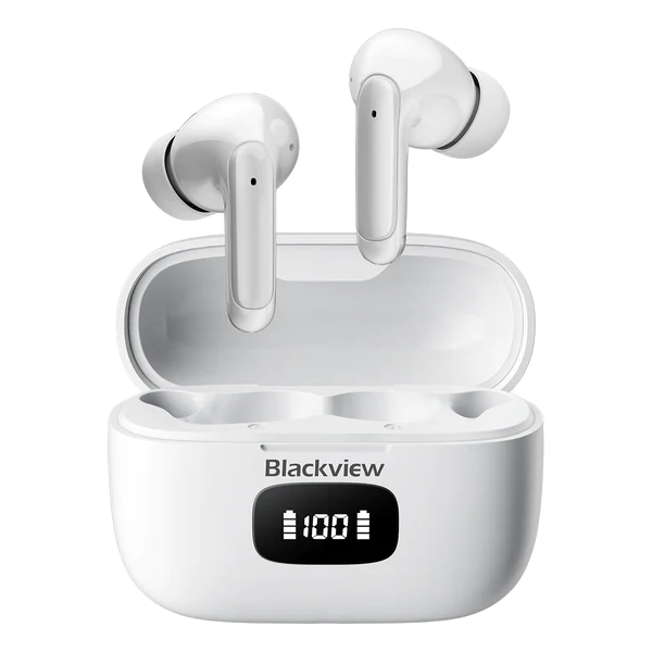 BEŽIČNE SLUŠALICE BLACKVIEW AIRBUDS 8 ARCTIC WHITE/ANC/BT 5.3/TYPE-C/IPX7(SLUŠLICE)