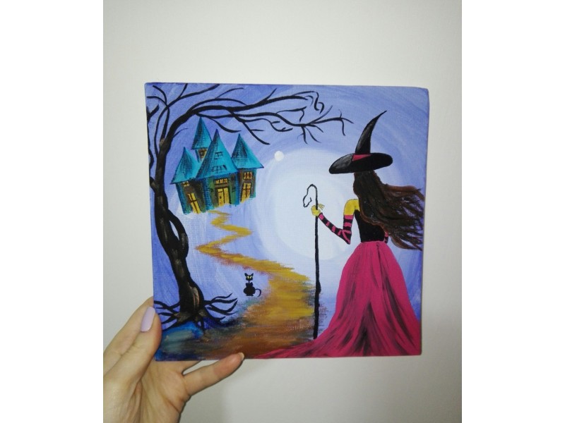 Slika na platnu "Noć veštica"