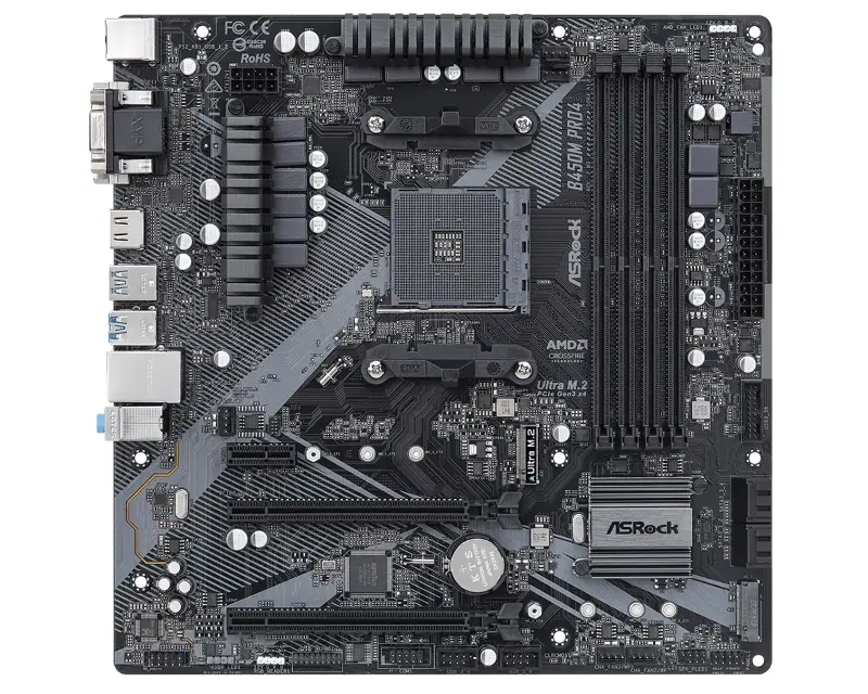 ASROCK Matična ploča B450M PRO4 R2.0