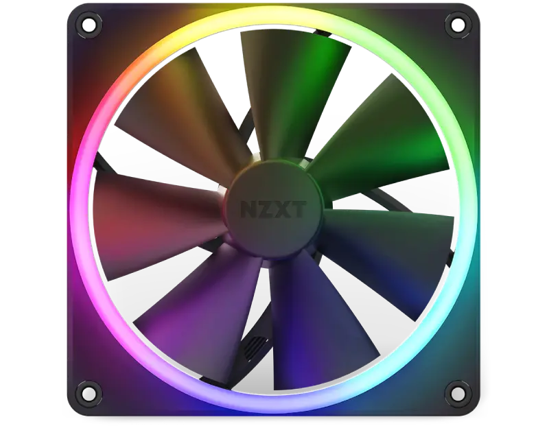 NZXT Kuler F140 RGB 140mm (RF-R14SF-B1) crni