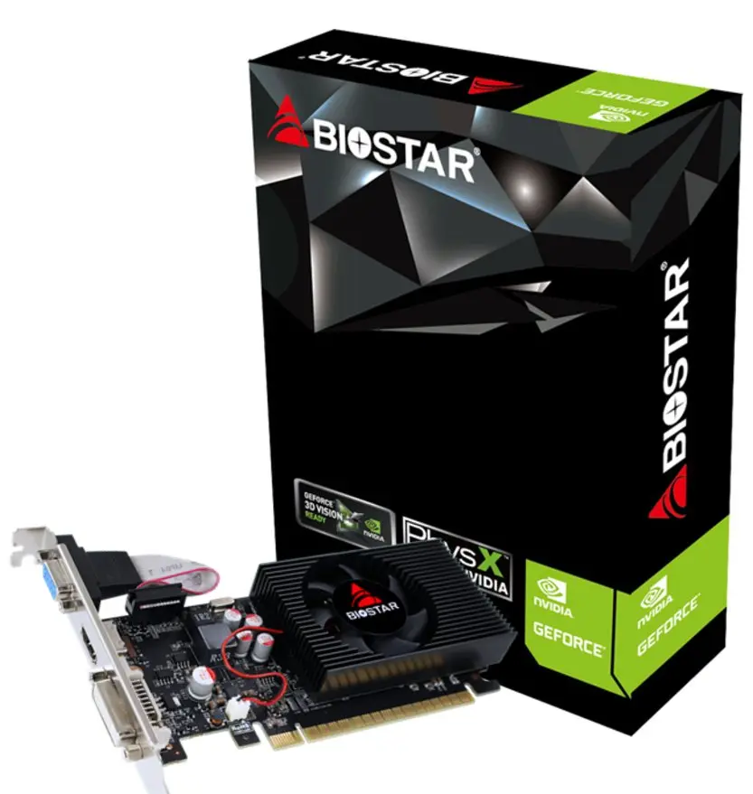 BIOSTAR Grafička karta GT730 4GB GDDR3 128 bit DVI VGA HDMI crna