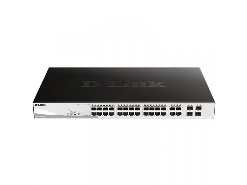 D LINK DGS-1210-28P Switch 28 Gbps Smart Managed PoE 4xSFP