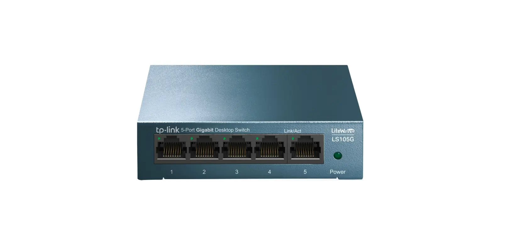 TP-LINK Switch LS105G LiteWave Gigabit 5xRJ-45/10/100/1000Mbps/metalno kućište plavi