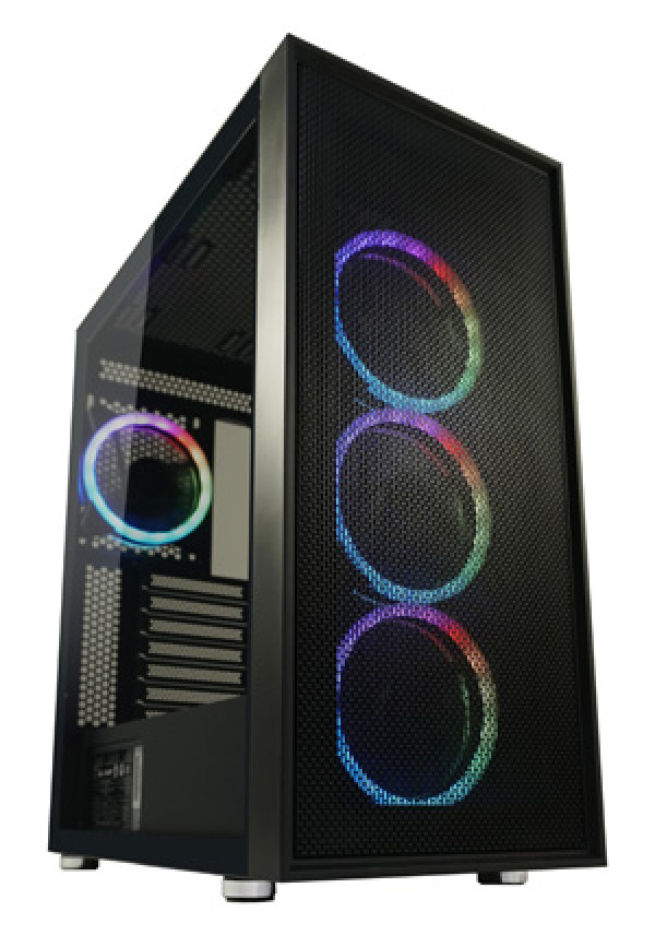 TOWER LC Power Gaming 802B-ON Black Wanderer_X 1xUSB3.0/2x USB2.0 1x USB-C 4xARGB fan 120mm